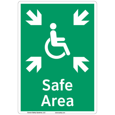 Safe Area (F1092-) Sign