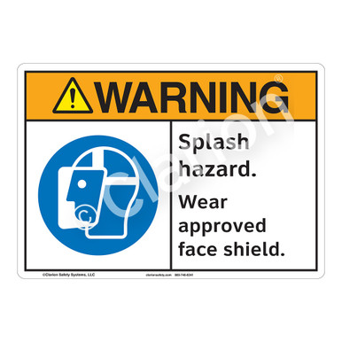 Warning Splash (F1203-) Sign