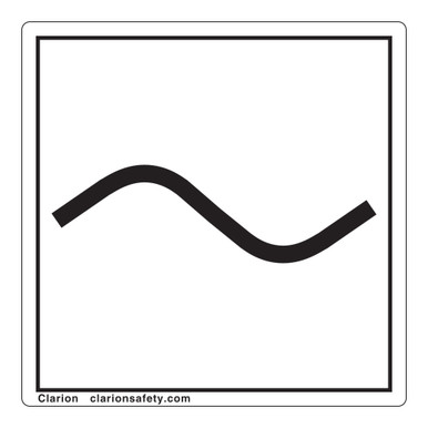 Alternating Current/AC (IEC5032a-) Label