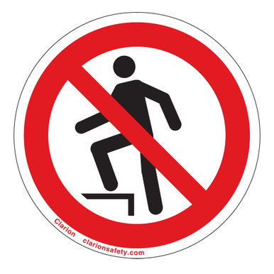 Do Not Step (IS5080-) Label