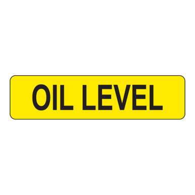 Oil Level (OILL-) Label