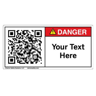 Customize Your QR Code Danger Labels | Clarion Safety Systems