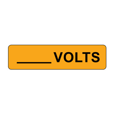 Clarion Safety Systems’ Custom Voltage Label