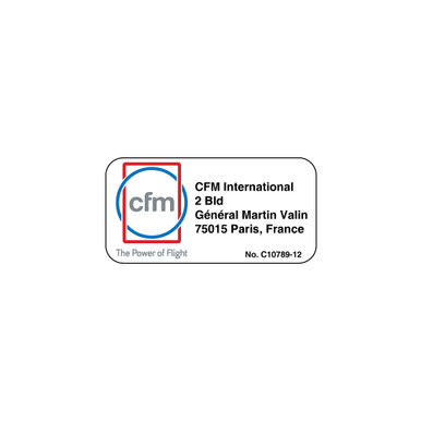 CFM International- France (C10789-12) Label