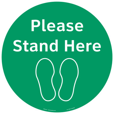 Please Stand Here (FM101-GALD38) | Clarion Safety Systems