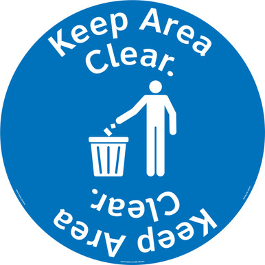 Keep Area Clear Floor Marker (FM157-) | Clarion Safety Systems