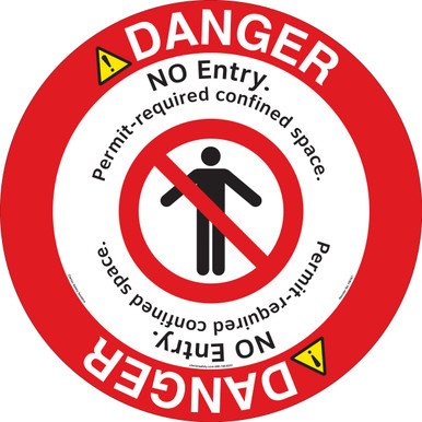 Danger/No Entry Floor Marker (FM167-) | Clarion Safety Systems