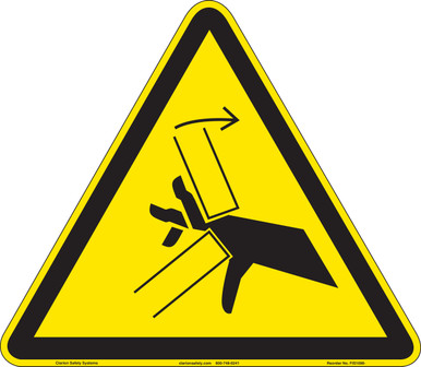 Hand Crush/Pinch Point (FIS1098-) | Clarion Safety Systems