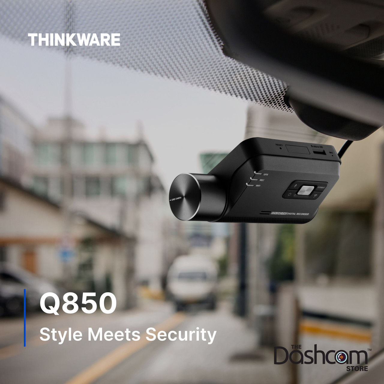 Shop Thinkware Q850 | Front + Rear 2K QHD ADAS WiFi Dashcam