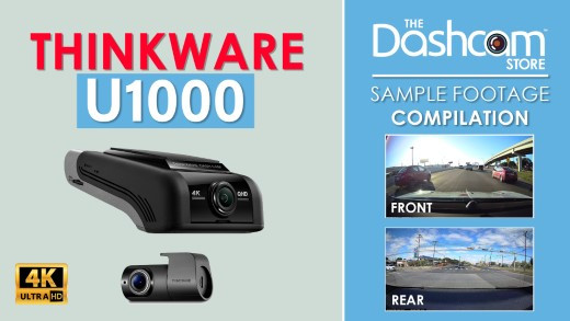 The New 4K Thinkware U1000 Dash Cam | Sample Footage - The Dashcam Store