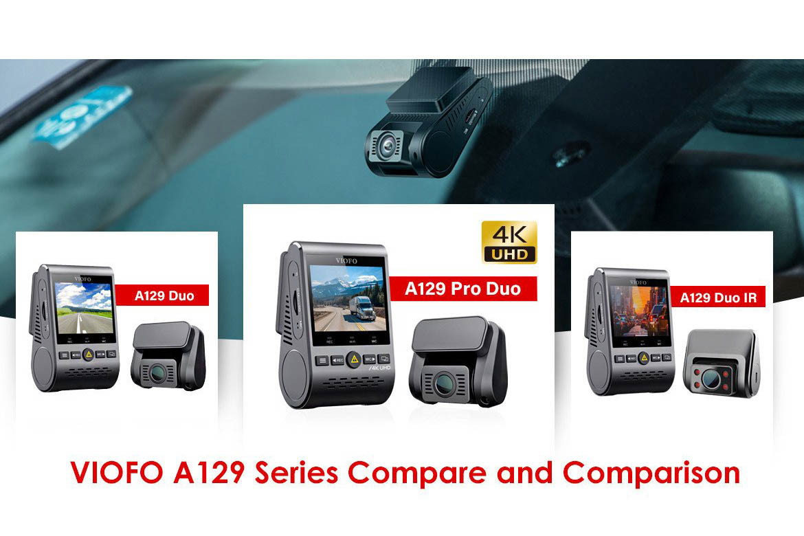 Viofo A129 PRO Duo | 4K Dual Lens Dashcam with GPS & WiFi