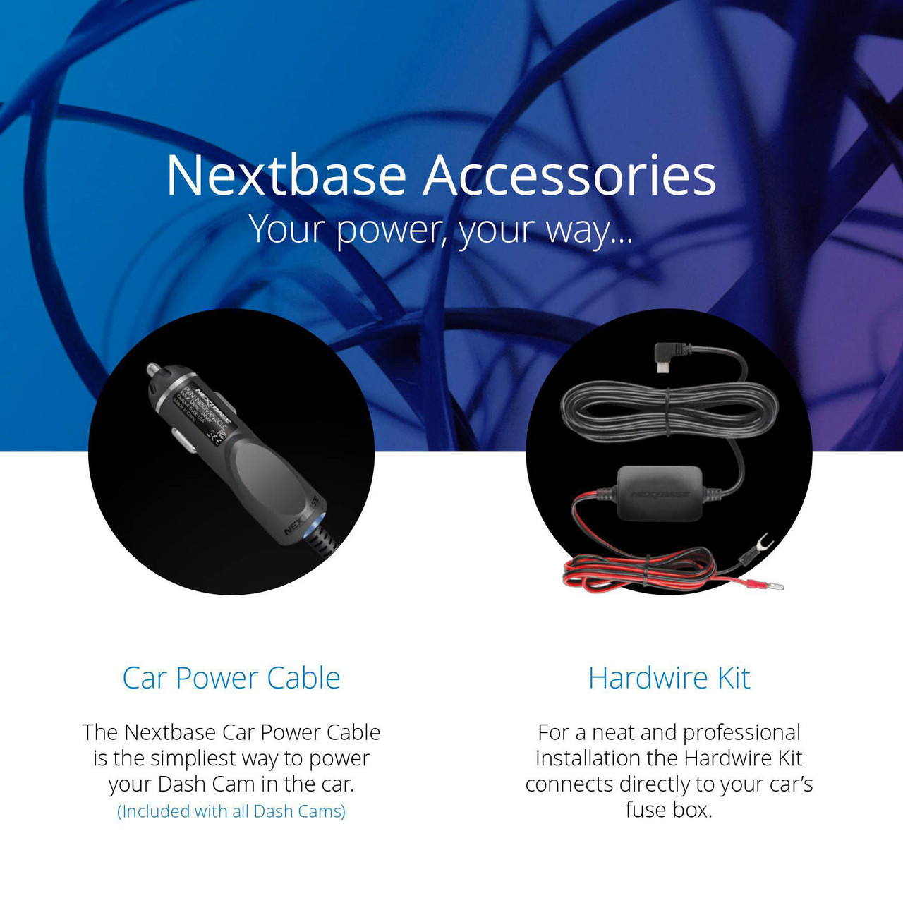 New Nextbase Dash Cam MicroUSB Plug In Power Cable For Sale