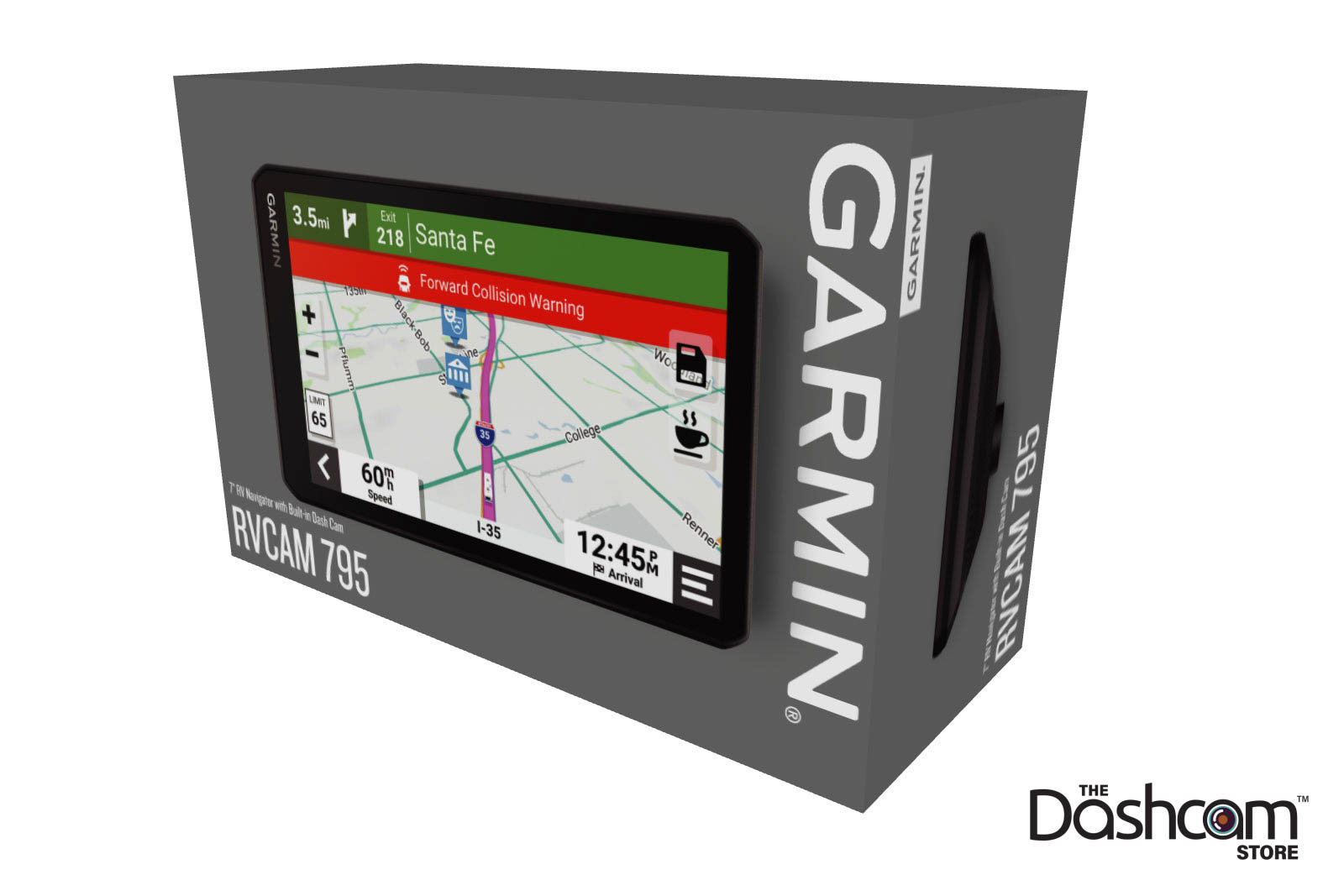 Buy Garmin RVcam 795 GPS RV Navigator w/ Built-in Dash Cam