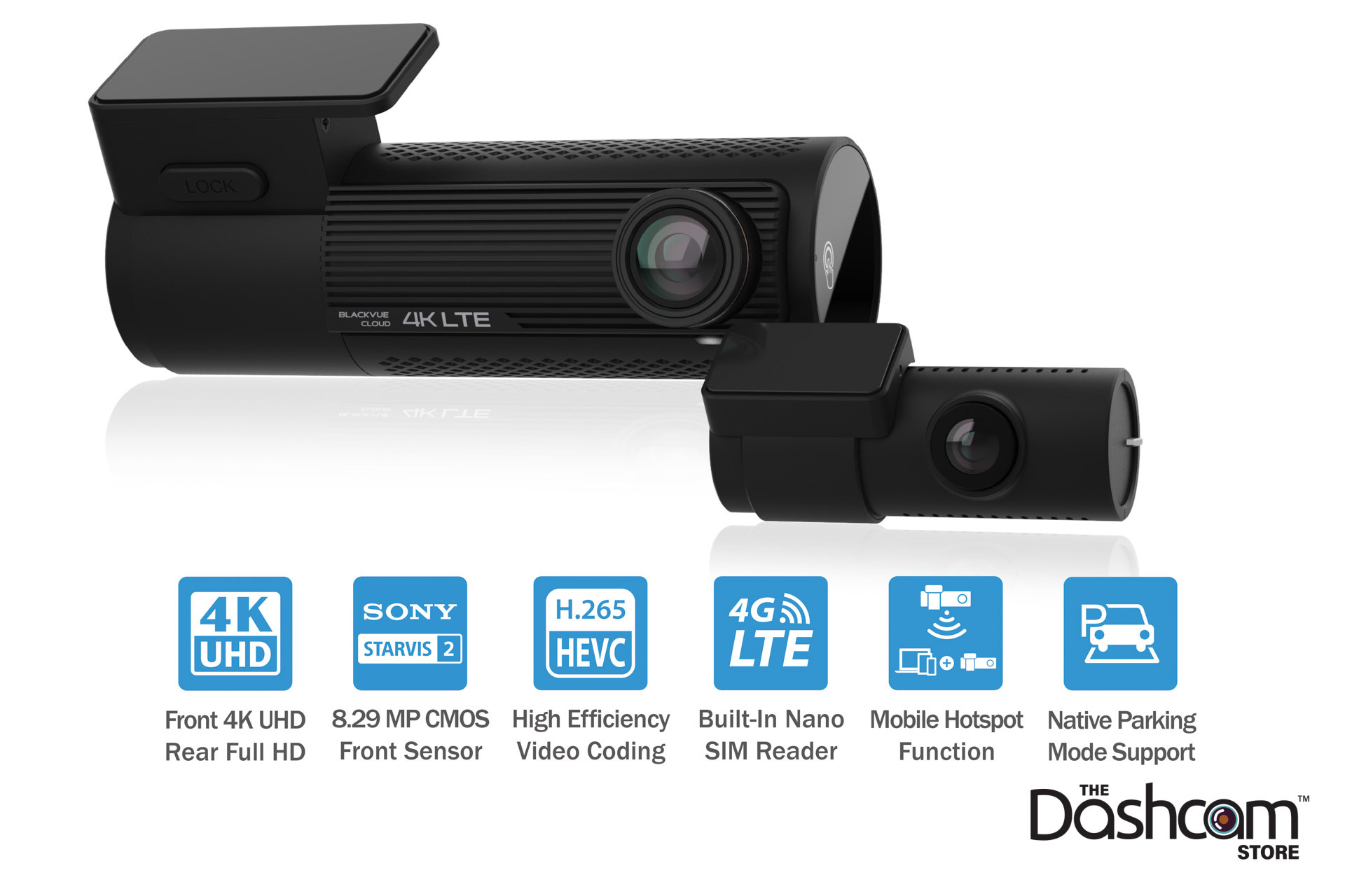 Shop BlackVue DR970X-2CH-LTE-PLUS 4G Cloud-Native Dash Cam