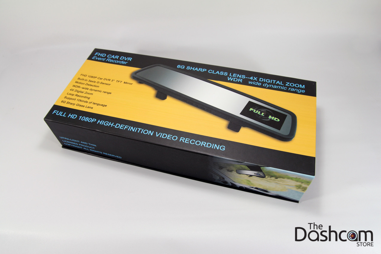 DVR-VC900 Rear-view Mirror Dash Cam | Full 1080p High Definition