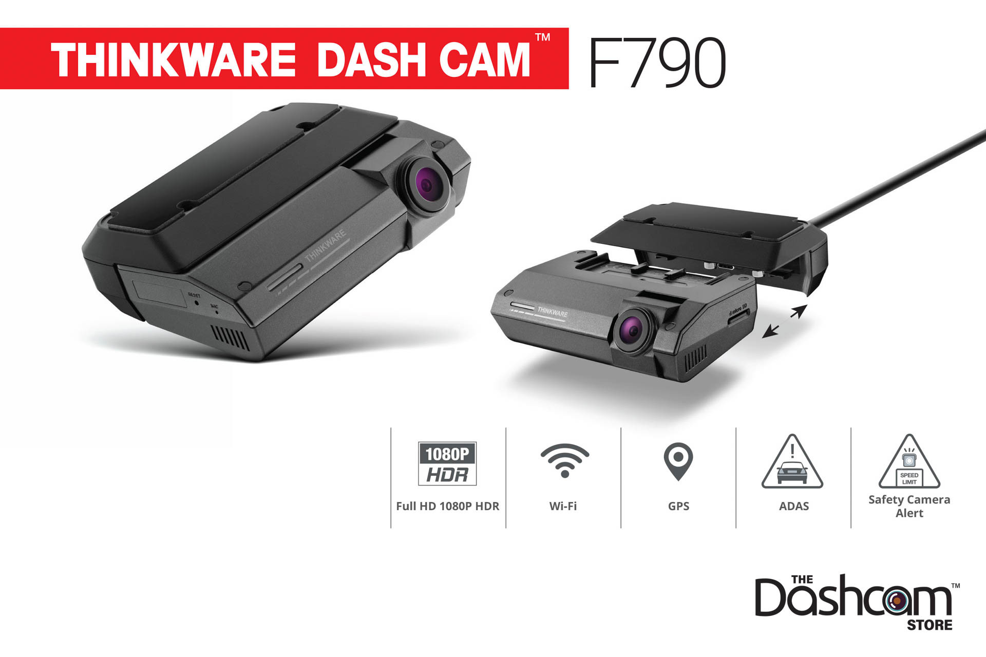 Thinkware F790 Full HD GPS WiFi Dash Cam | The Dashcam Store
