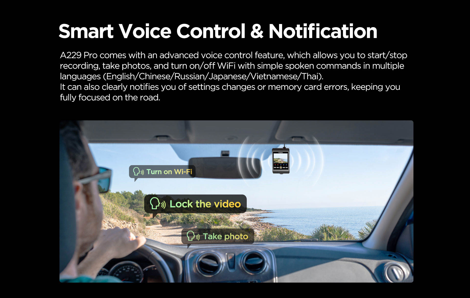 Shop VIOFO A229 PRO DUO 4k Front + 2K Rear Dashcam