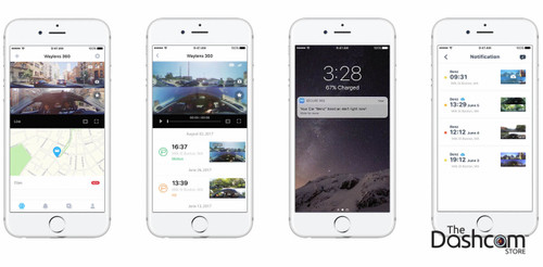 Waylens Secure360 Dash Cam | 360° 4G In-Car Security Camera