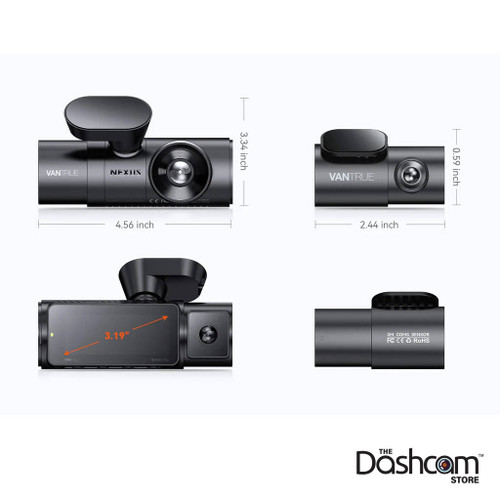 Shop Vantrue N4 PRO 4K Dash Cam, Amazing 3-Channel Recording