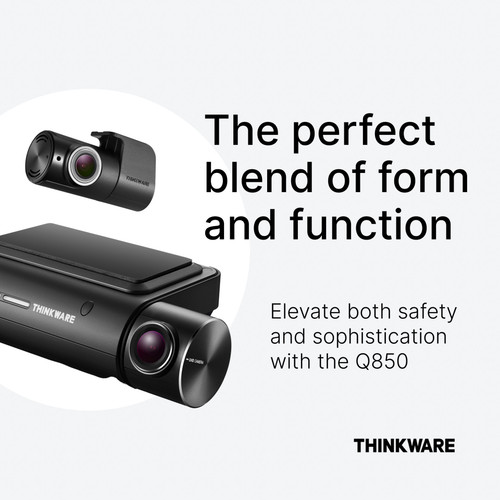 Shop Thinkware Q850 | Front + Rear 2K QHD ADAS WiFi Dashcam