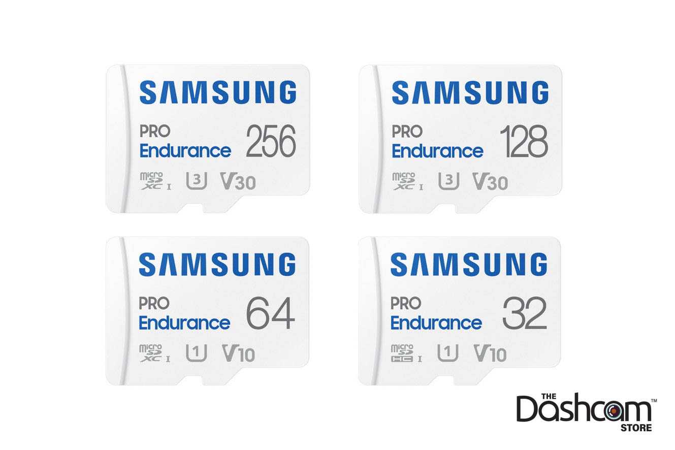 Samsung PRO High Endurance MicroSD Memory Cards for Dashcams