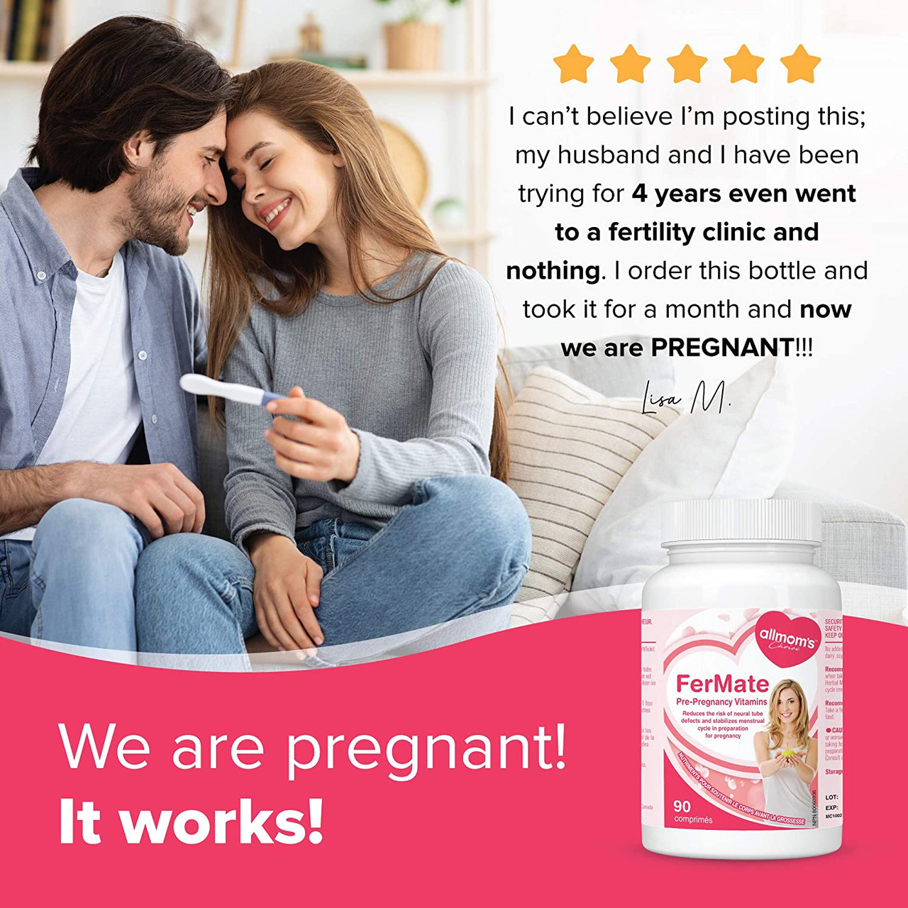 Fermate (For Women) 90 tablets - Allmom's Choice