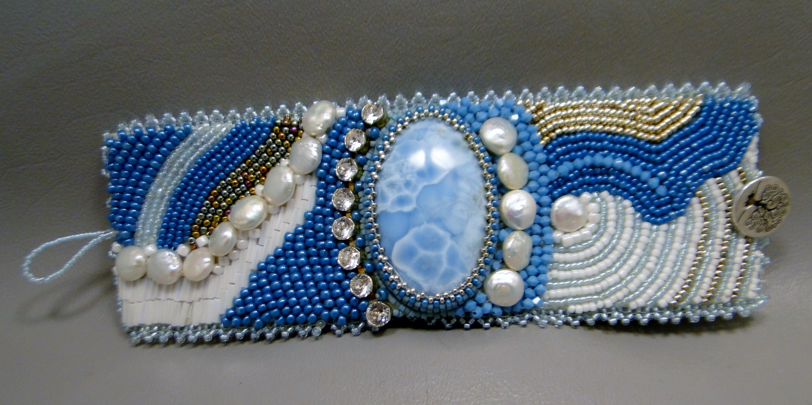 Beaded Bezel Stone Cabochon Jewelry - Barlows Gems