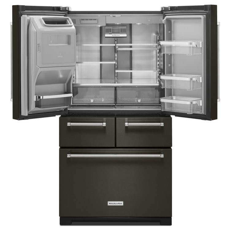 KitchenAid Refrigerator French Door Platinum Interior 36" in ...