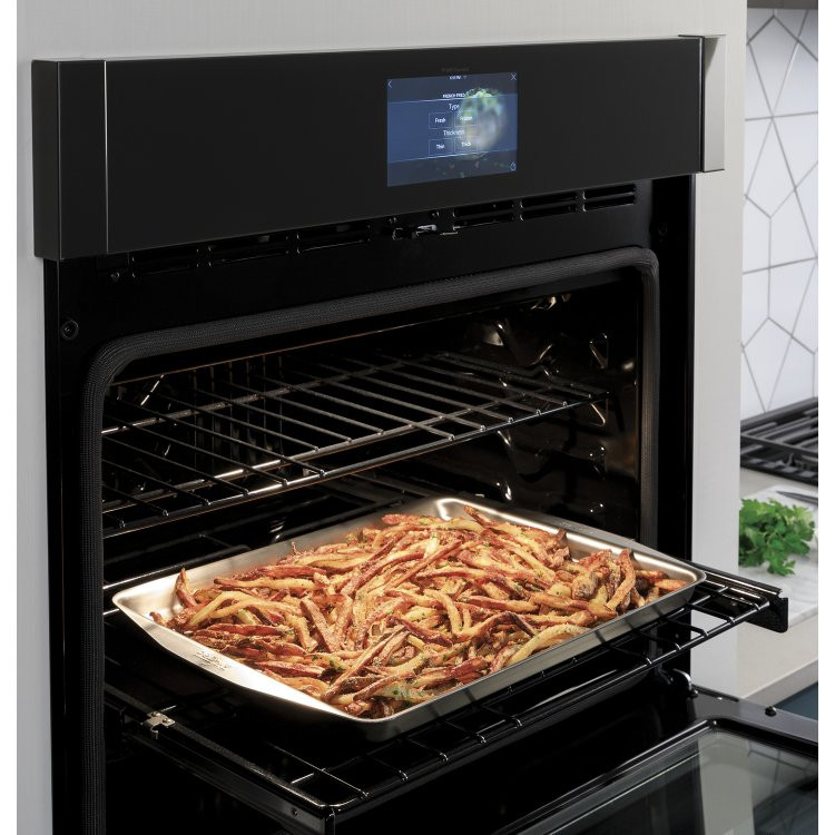Cafe Professional Series 30" Matte Black Smart Built-In Convection ...