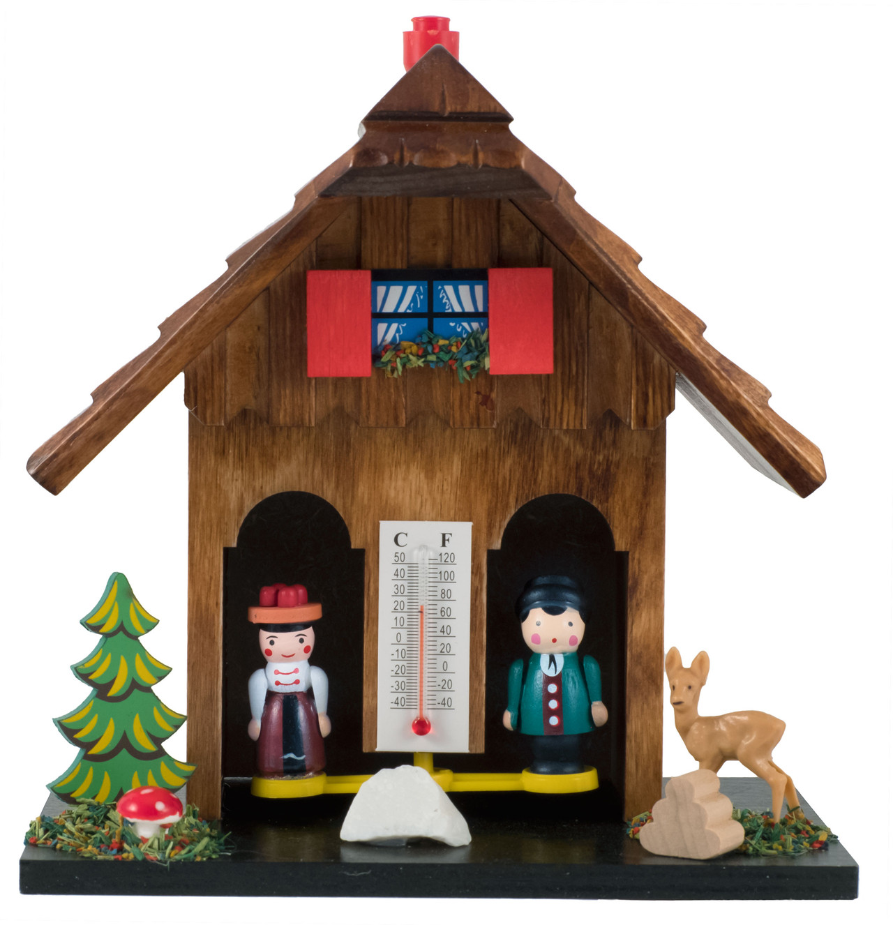 90-1 Wooden German Weather House