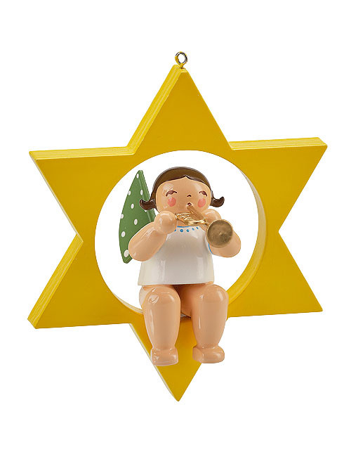650-80-36 Angel with Trumpet in Star from Wendt and Kuhn