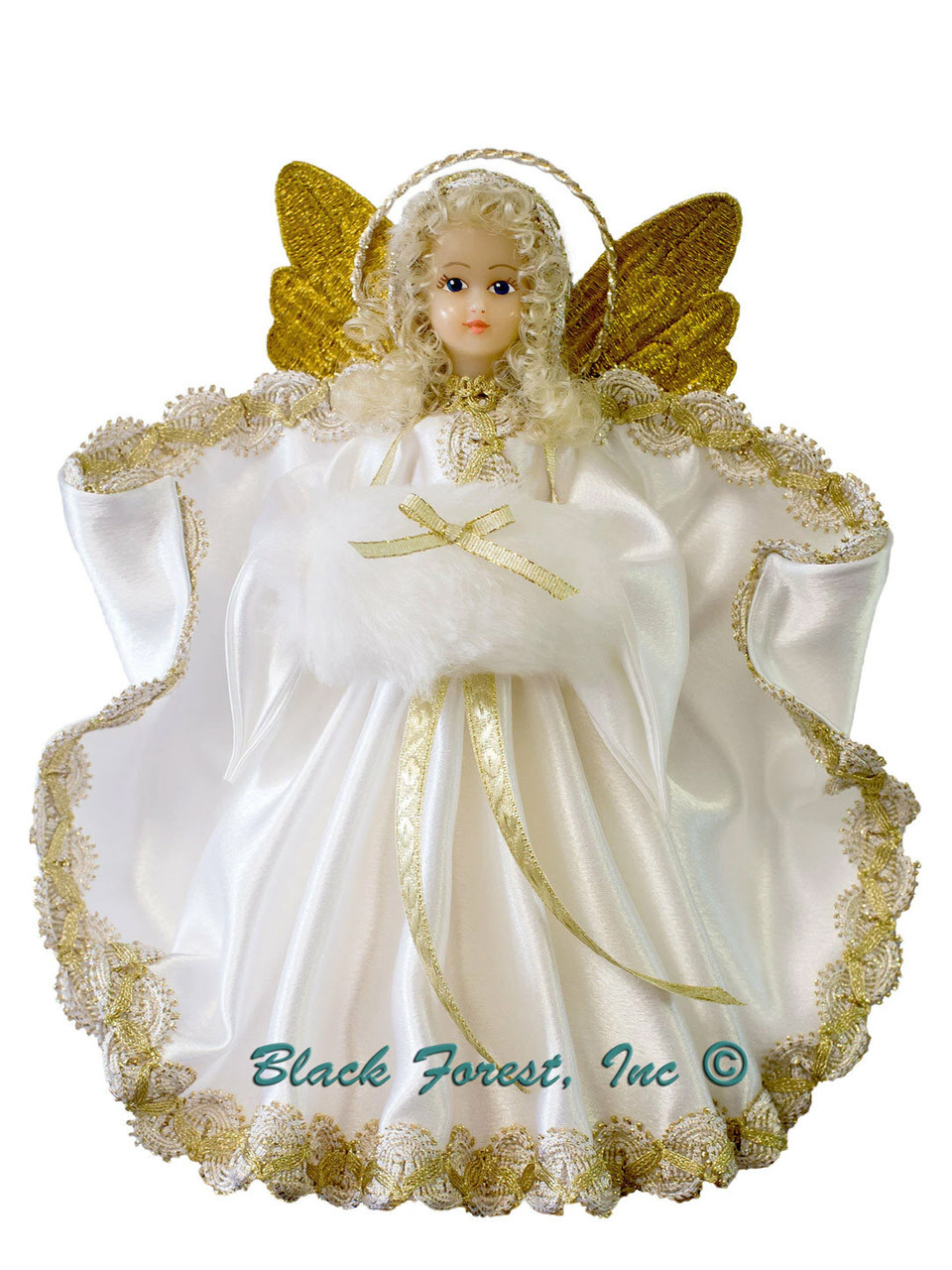Eggl German Tree Topper Wax Angels | BlackForestGifts.com