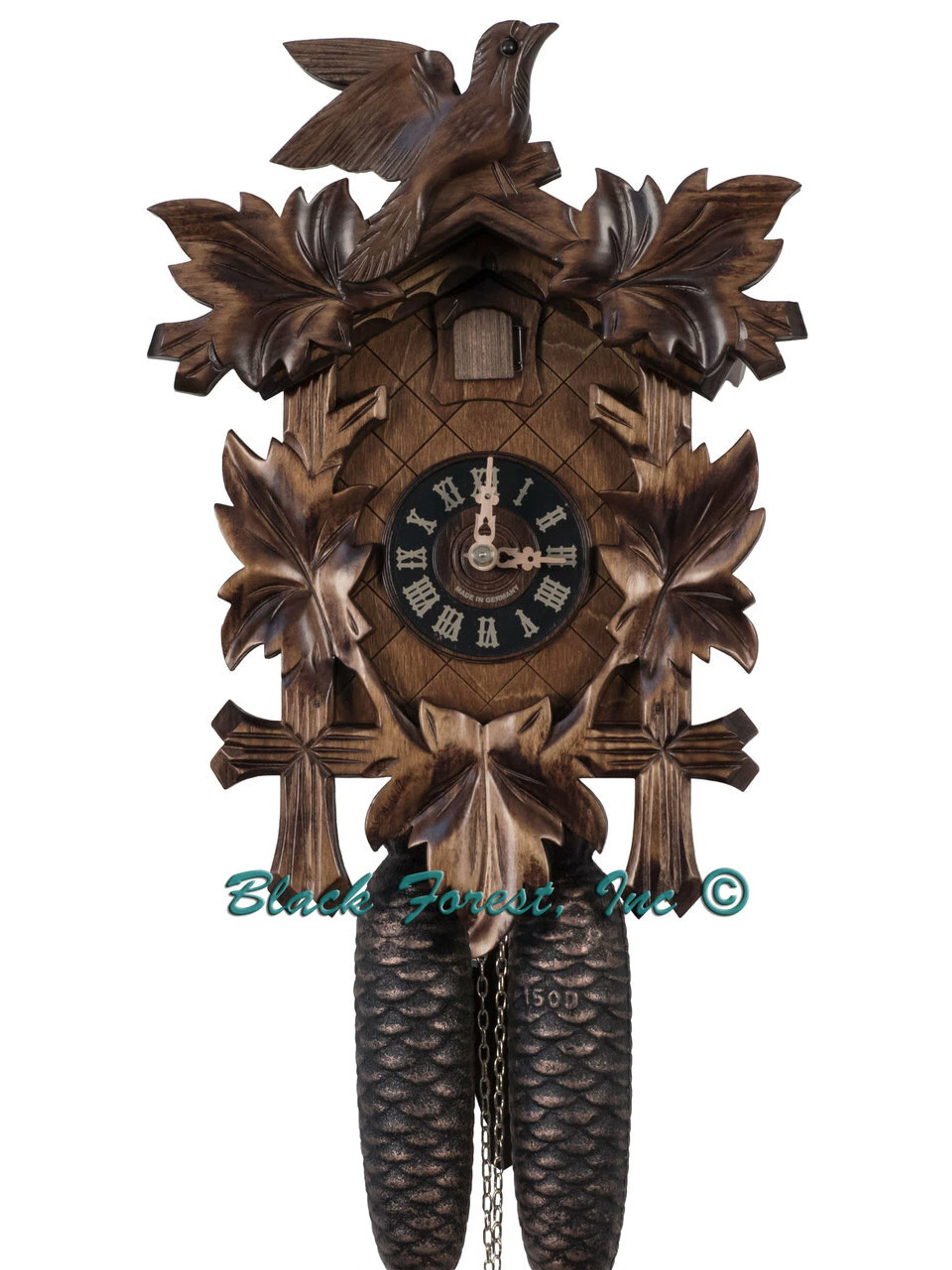 8 Day Carved German Cuckoo Clocks Free Shipping