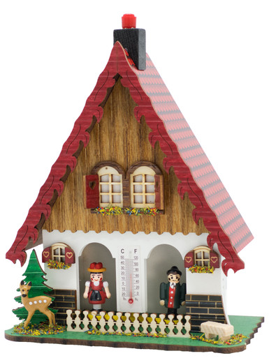 864 Wood Figures German Weather House