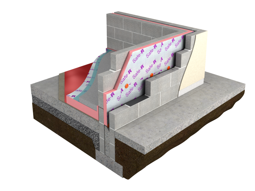 Safe-R Cavity Wall Square Edge Insulation 100mm | Howarth Timber