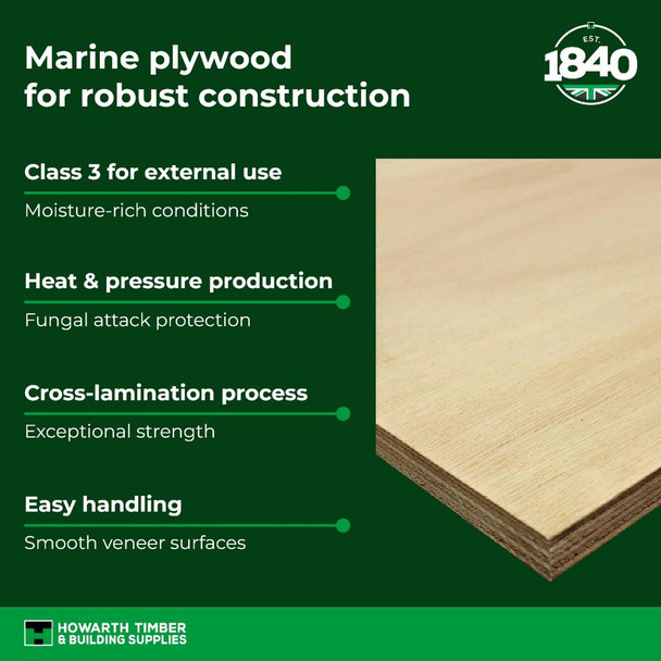 Marine Plywood 6mm x 2440mm x 1220mm | Howarth Timber