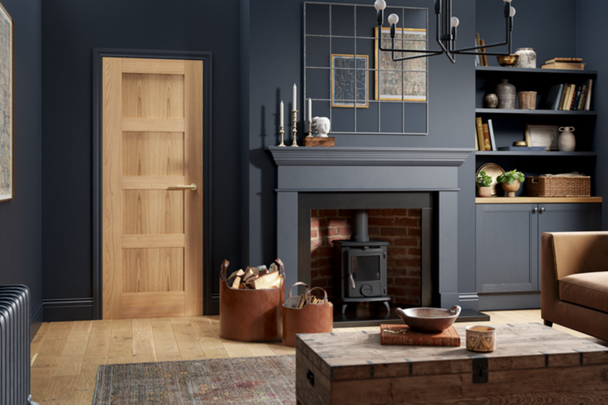 LPD Shaker 4P Fully Finished Oak Door 1981 x 533 x 35mm - Howarth ...