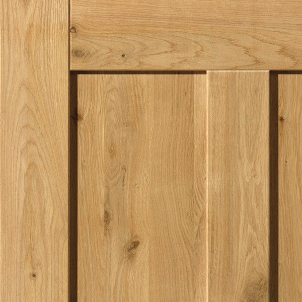 LPD Regency Unfinished Oak Internal Fire Door 1981 x 838 x 44mm (78 x ...