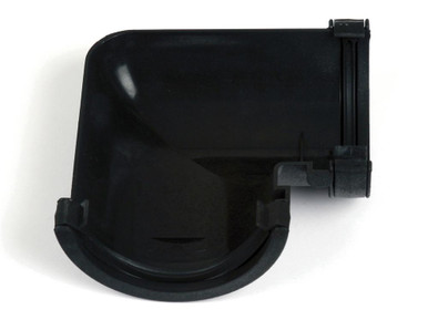 Cascade Rainwater 112mm Cast Iron Gutter Black - Howarth Timber