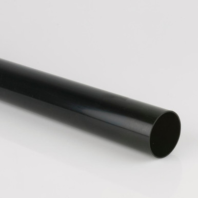 Brett Martin Rainwater 68mm Round Cast Iron Effect Socketed Pipe & Lugs ...