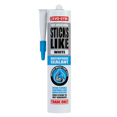 Bostik EVO-STIK Sticks Like Waterproof Sealant C20 White | Howarth Timber