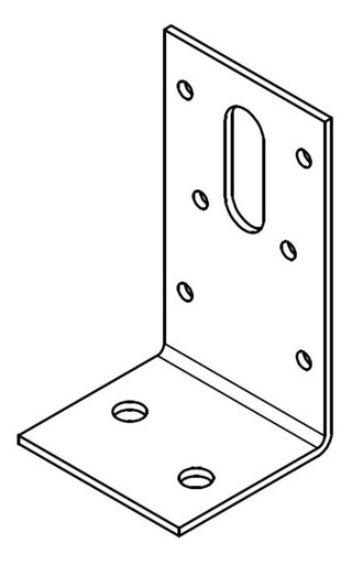Expamet Angle Bracket Light Duty 80 x 80 x 42mm (AB804042) | Howarth Timber