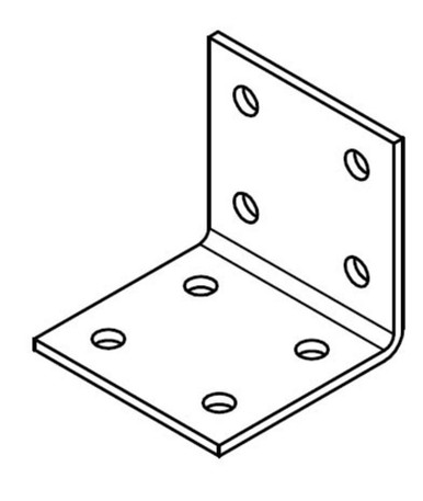 Expamet Angle Bracket Light Duty 40 x 40 x 40mm (AB404040) | Howarth Timber