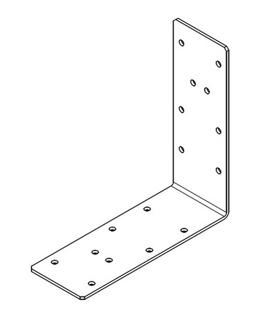 Expamet Angle Bracket Light Duty 125 x 125 x 42mm (AB12512542 ...