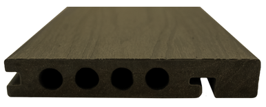 Talasey Hunter Composite Decking Edging Boards Brown 136 x 25 x 3600mm ...