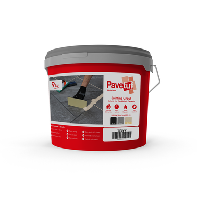 Pavetuf Jointing Grout Grey 9kg - Howarth Timber & Building Supplies