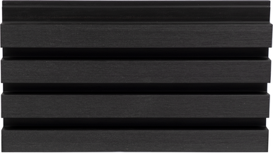 Piranha Shadow Gap Composite Cladding Corner Fascia Trim Black Carbon ...