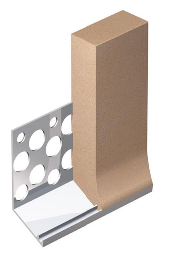 Expamet uPVC Render Stop Bellcast Bead Ivory 3000 x 10mm - Howarth ...