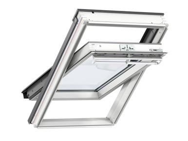 Velux GGL MK04 2070 Centre Pivot Roof Window White Painted Pine 780 x ...