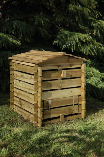 Forest Garden Beehive Style Timber Compost Bin Pressure Treated PEFC ...